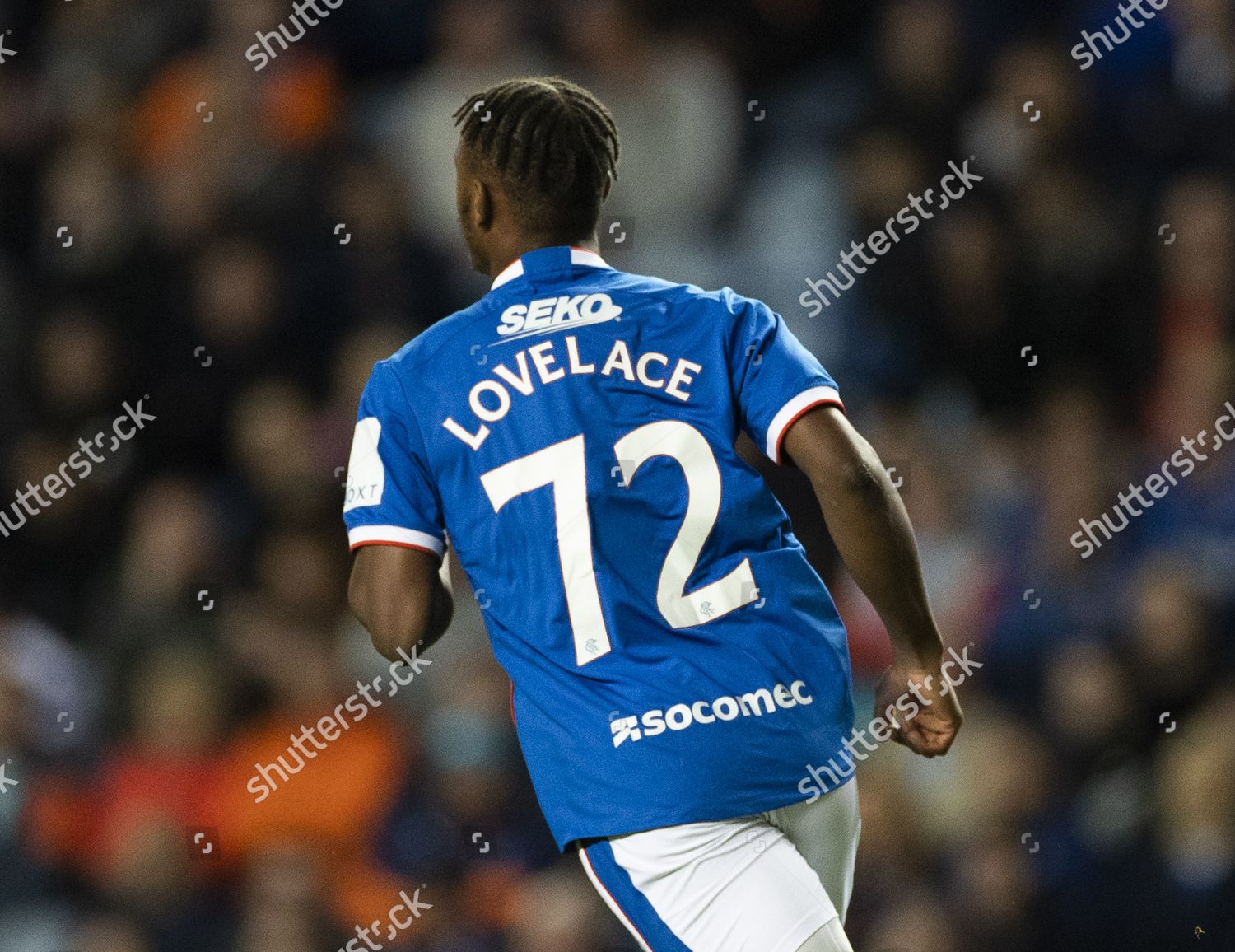 Zakariya Lovelace Rangers Comes On His Editorial Stock Photo - Stock ...