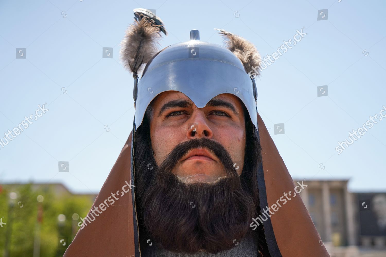 Soldier Dressed Old War Clothes Representing Editorial Stock Photo ...