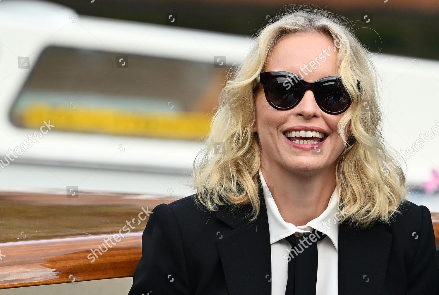 Nina Hoss Arrives Lido Beach Venice Editorial Stock Photo - Stock Image ...
