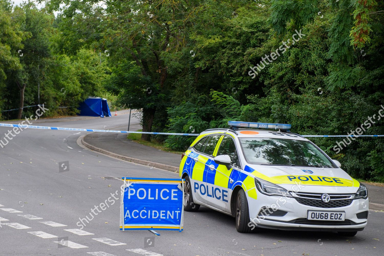Police Vehicle Forms Cordon On Keel Editorial Stock Photo - Stock Image ...