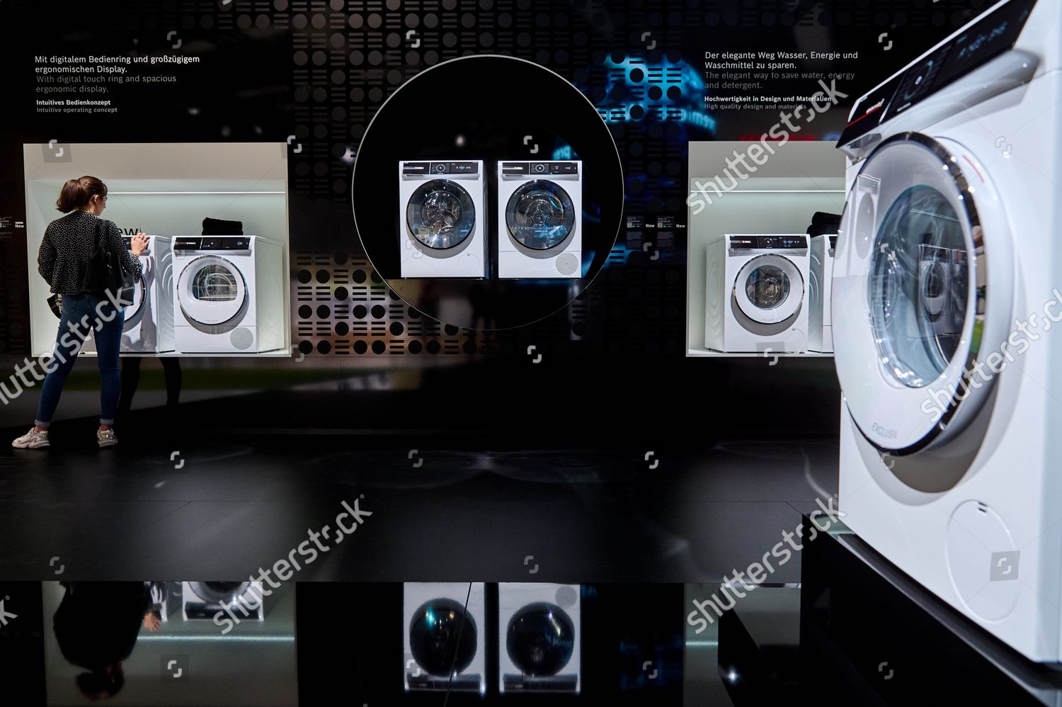 Sustainability Resourcesaving Washing Machines Dryers On Editorial ...