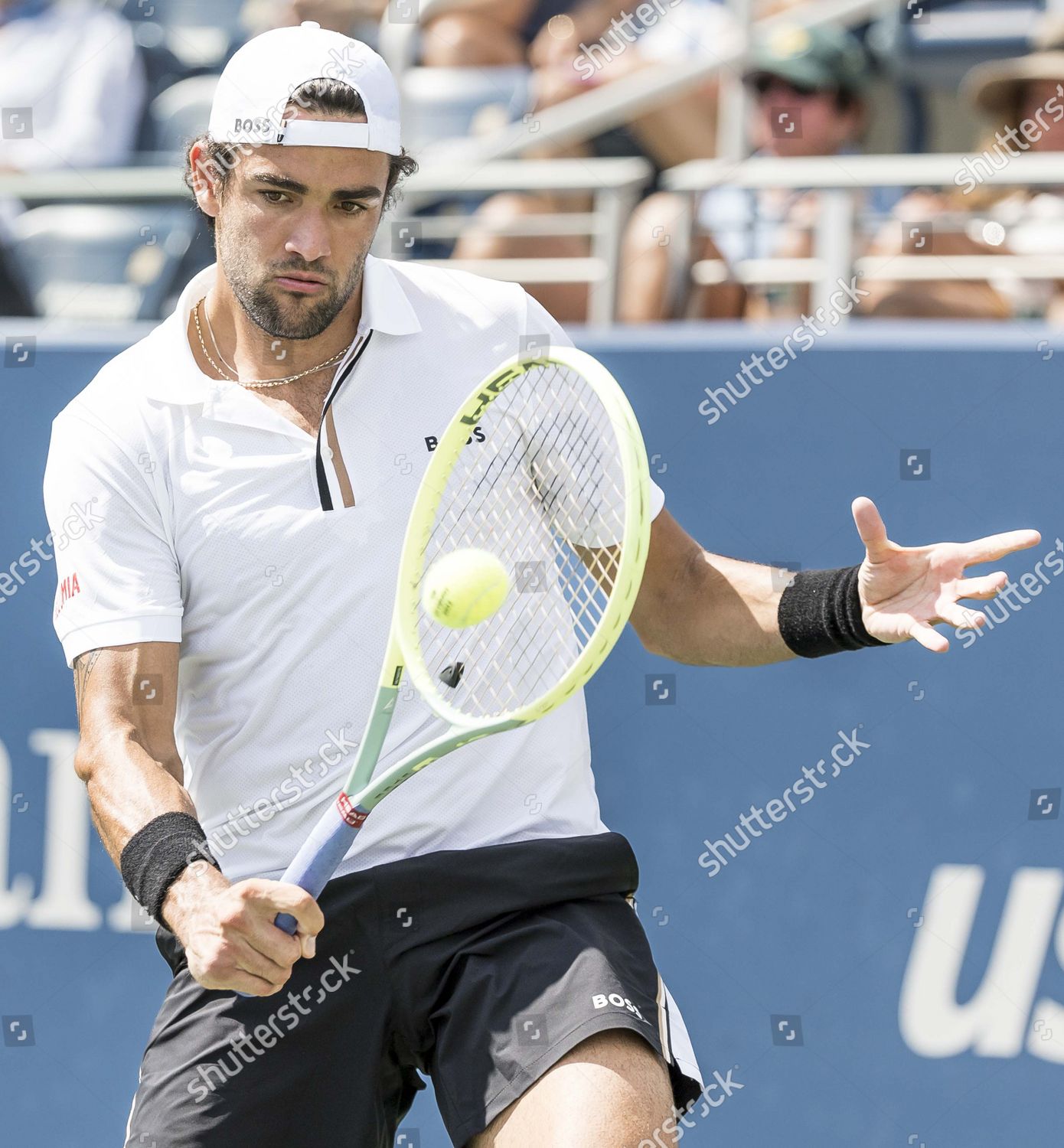 Matteo Berrettini Italy Hits Return Hugo Editorial Stock Photo - Stock Image | Shutterstock
