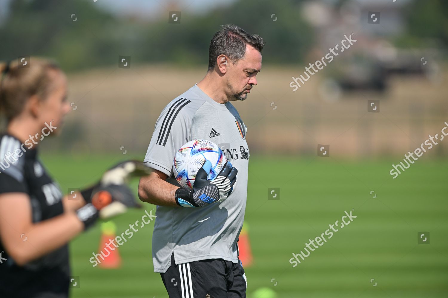 Belgiums Goalkeeper Coach Jan Van Steenberghe Editorial Stock Photo ...