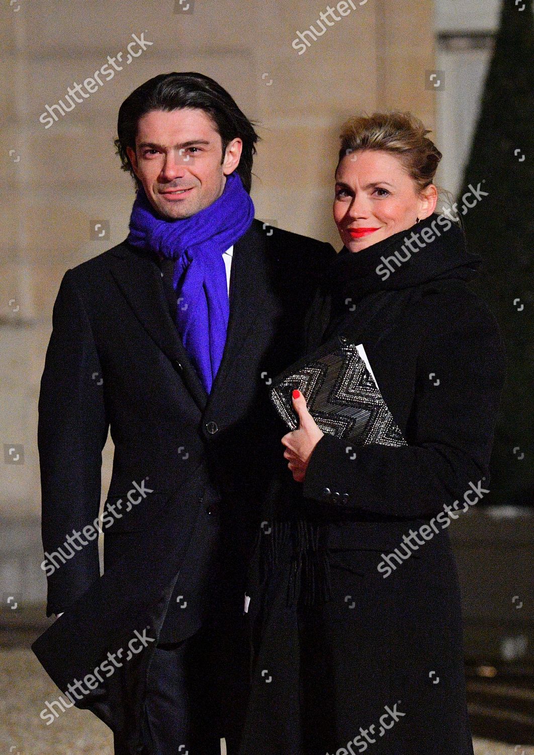 Gauthier Capucon His Wife Delphine Borsarello Editorial Stock Photo ...
