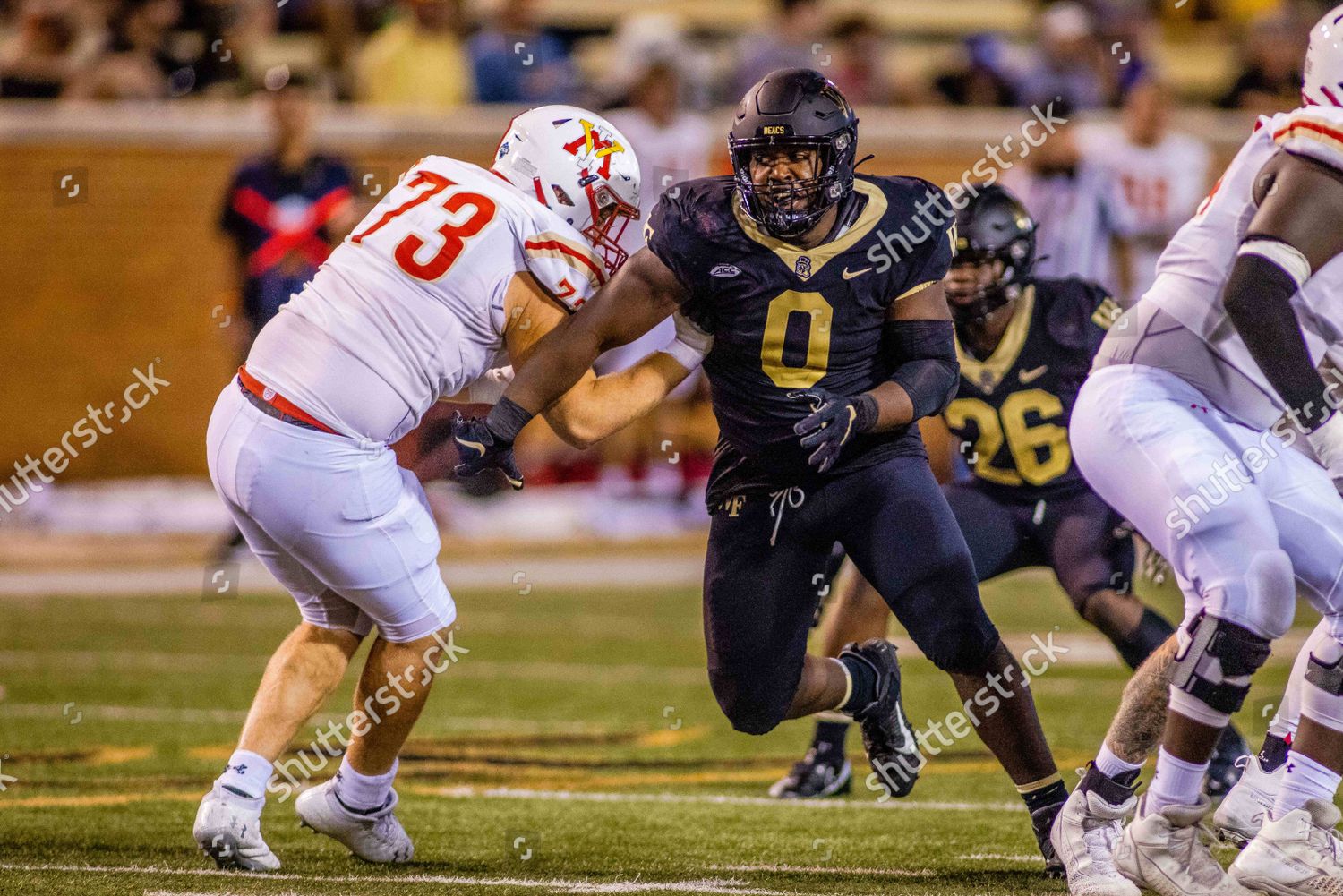 Virginia Military Institute Keydets Offensive Lineman Editorial Stock ...