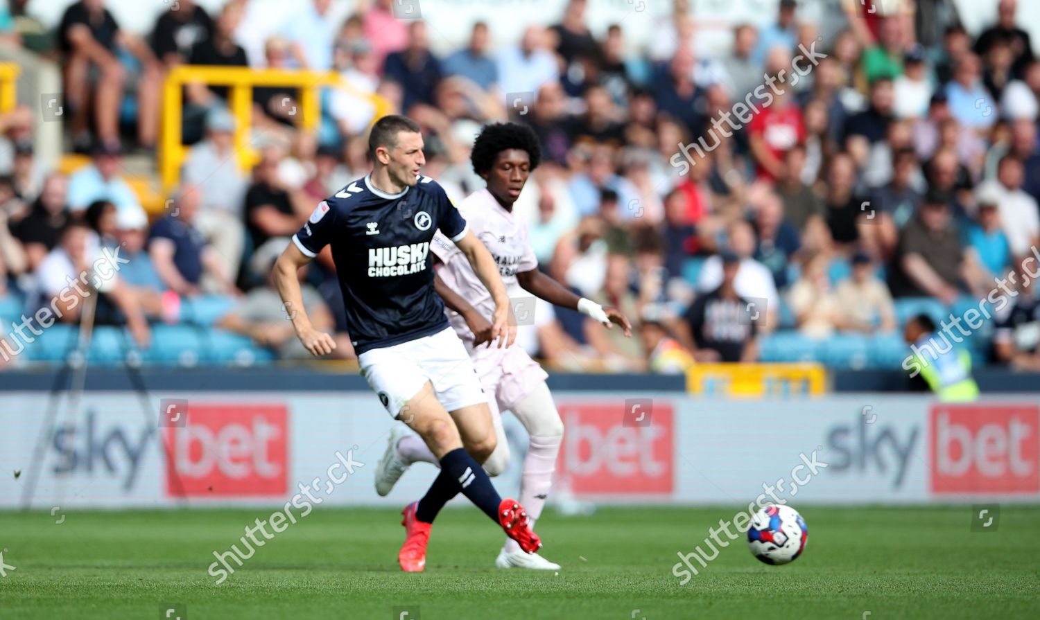Murray Wallace Millwall Sky Bet Advertising Editorial Stock Photo ...