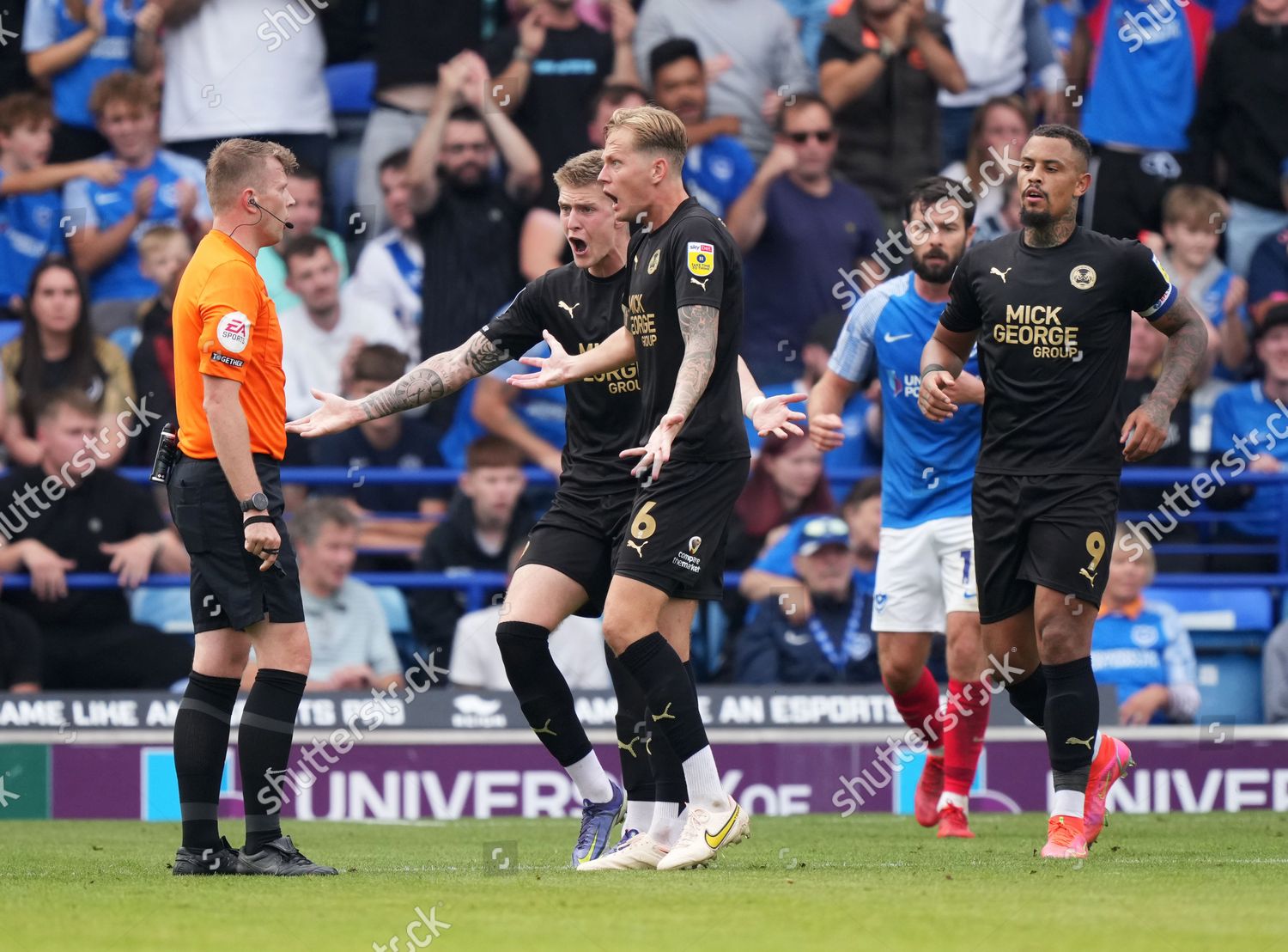 Peterborough United Apply Referee Samuel Barrott Editorial Stock Photo ...