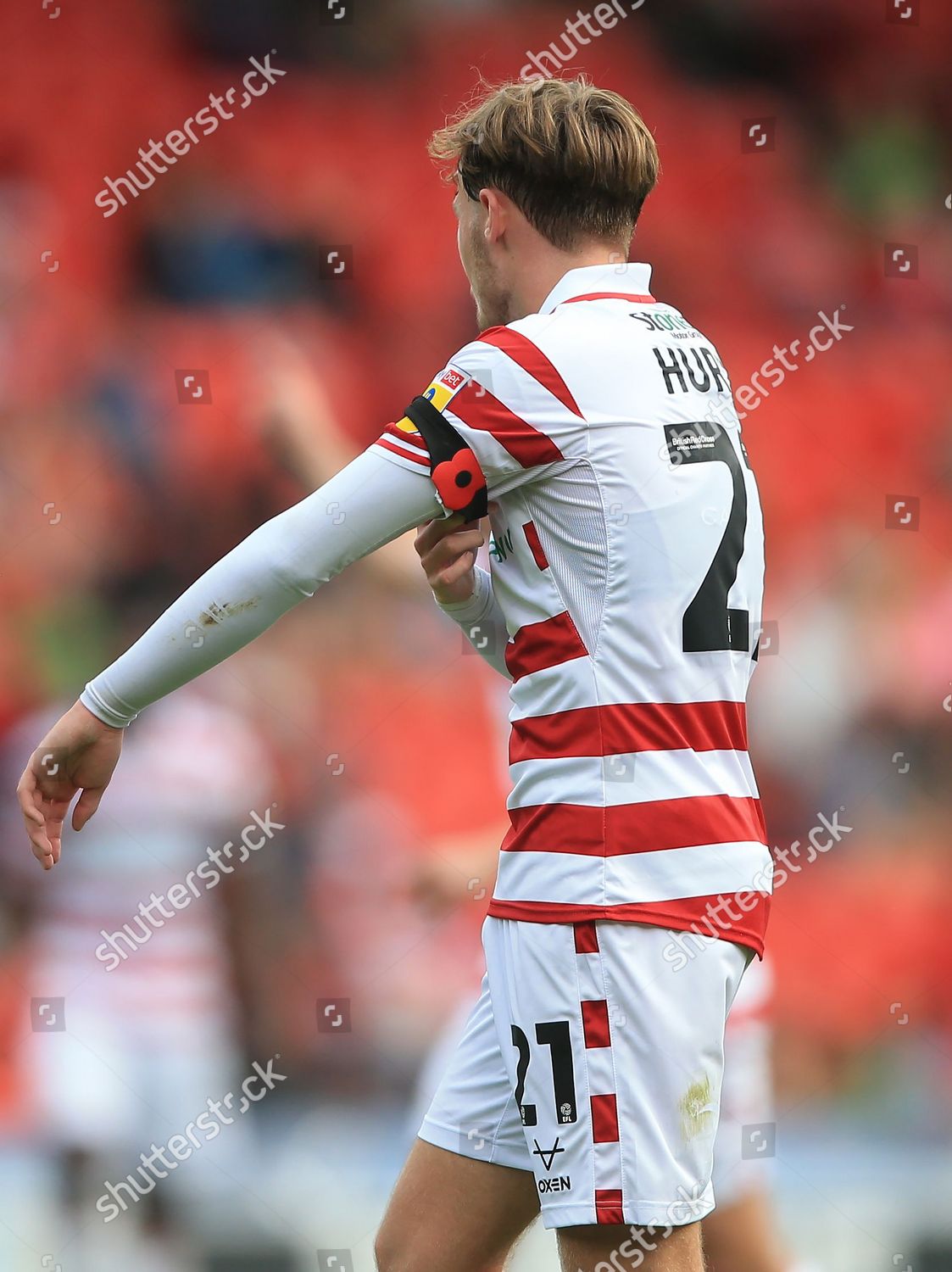 Mansfield Towns James Gale Adjusts His Editorial Stock Photo - Stock ...