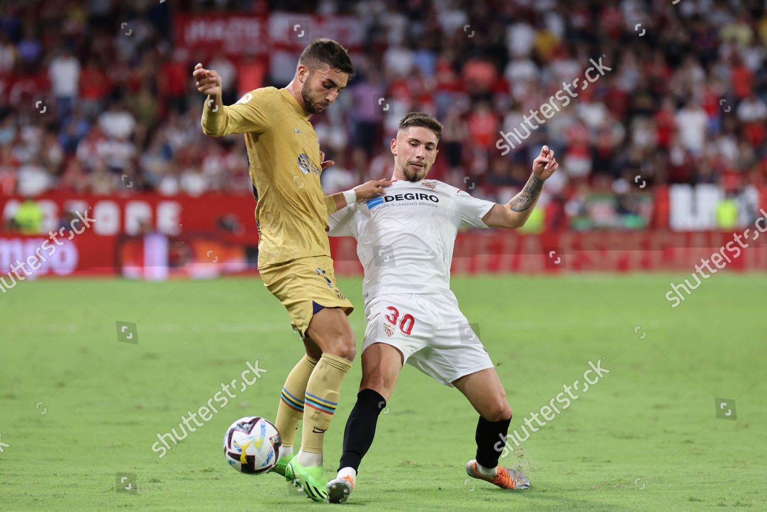 Ferran Torres Fc Barcelona Competes Ball Editorial Stock Photo - Stock ...