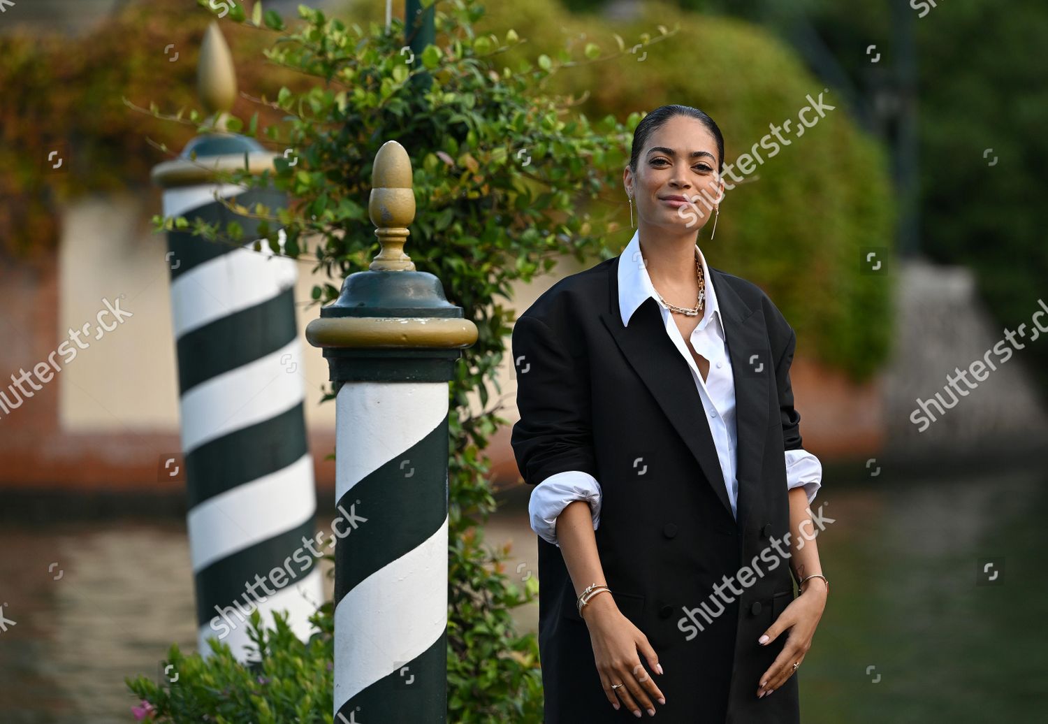 Italian Singer Elodie Arrives Lido Beach Editorial Stock Photo - Stock ...