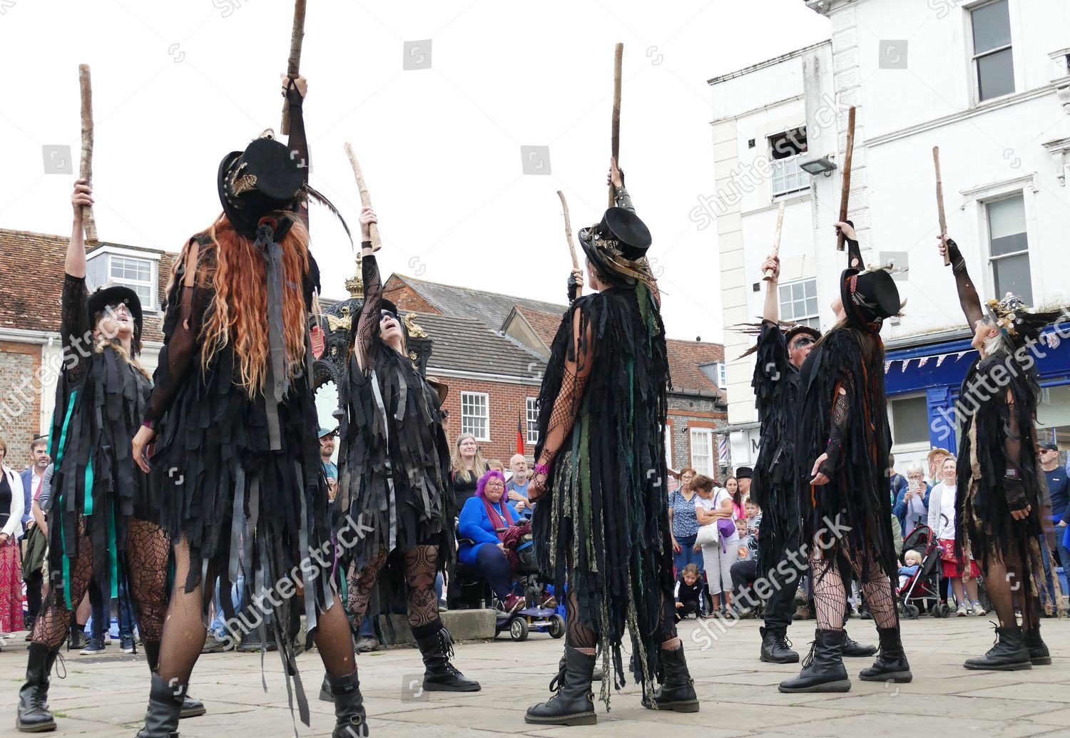Festival Favourites Beltane Border Morris Entertain Editorial Stock ...