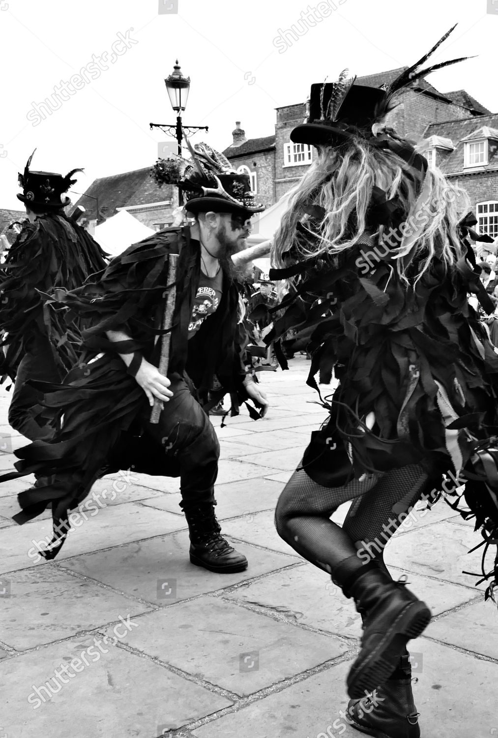 Beltane Border Morris Darker Dancer Side Editorial Stock Photo - Stock ...