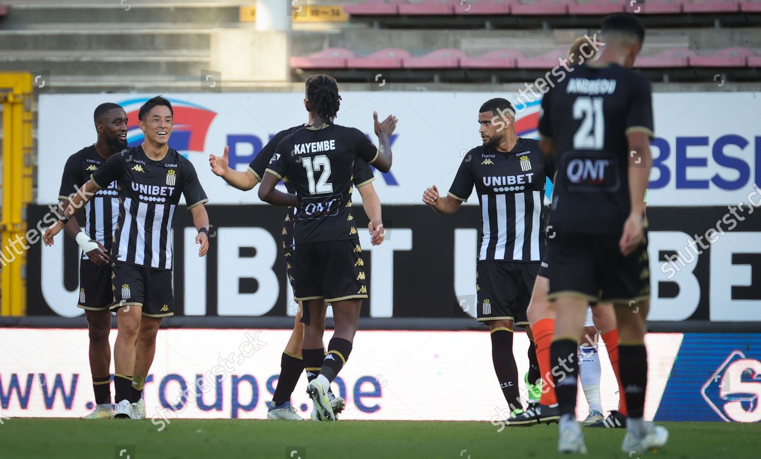 Charlerois Ryota Morioka Celebrates After Scoring Editorial Stock Photo ...