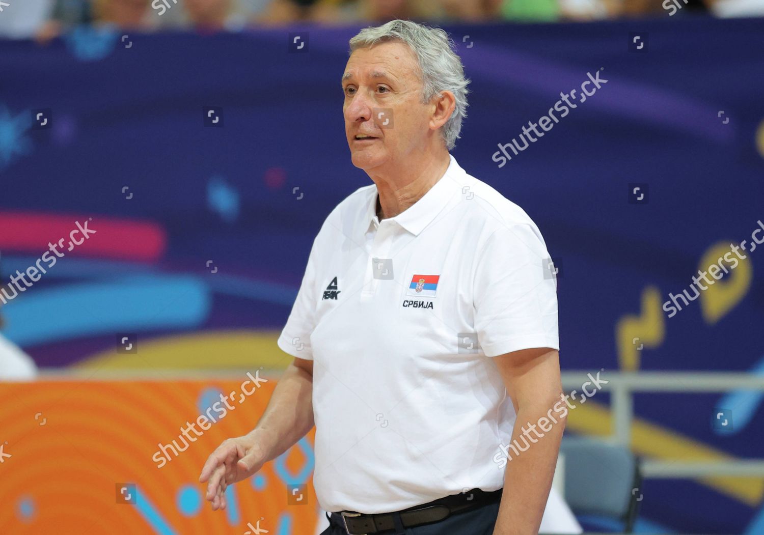 Svetislav Pesic During European Mens Basketball Editorial Stock Photo ...