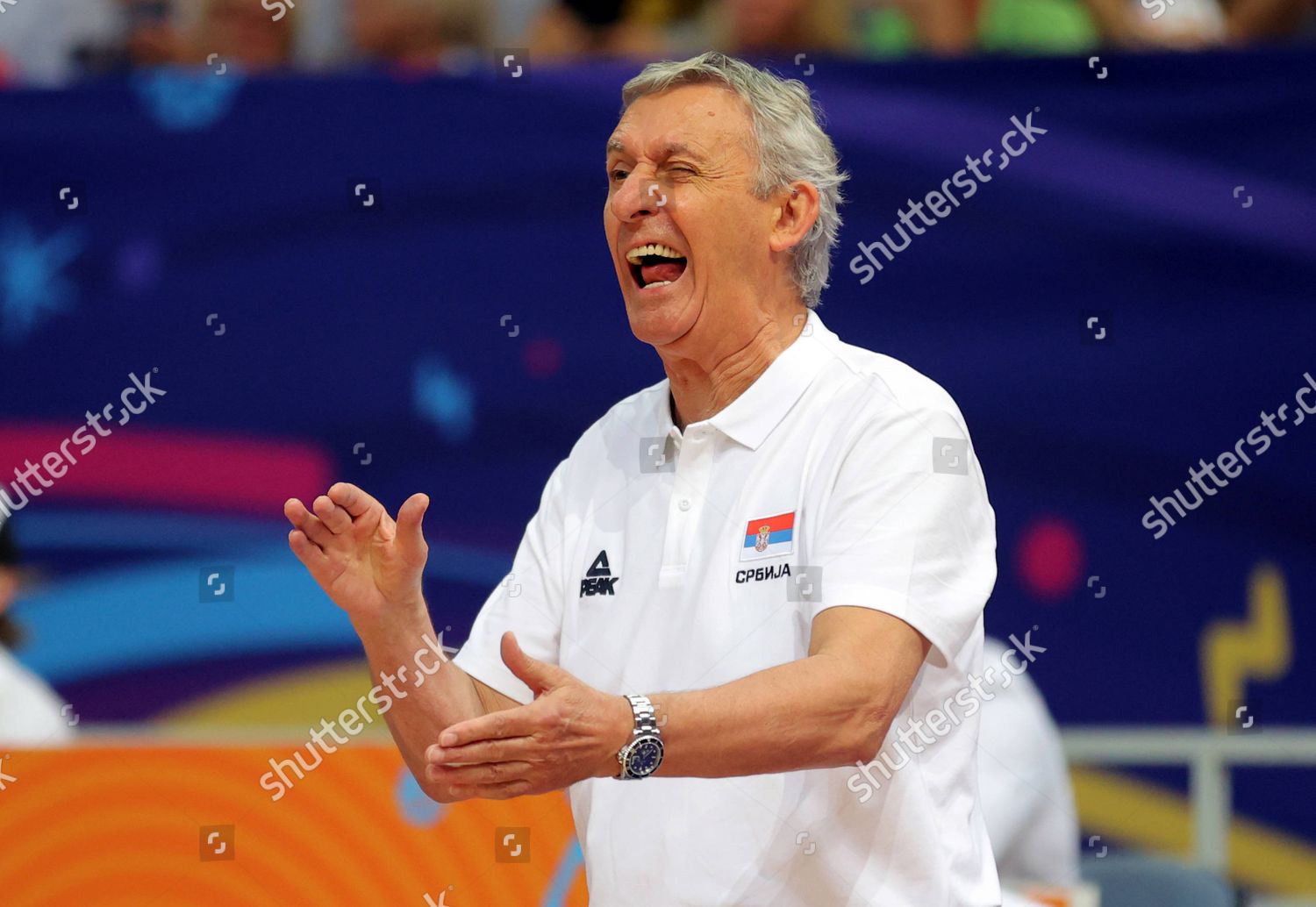 Svetislav Pesic During European Mens Basketball Editorial Stock Photo ...