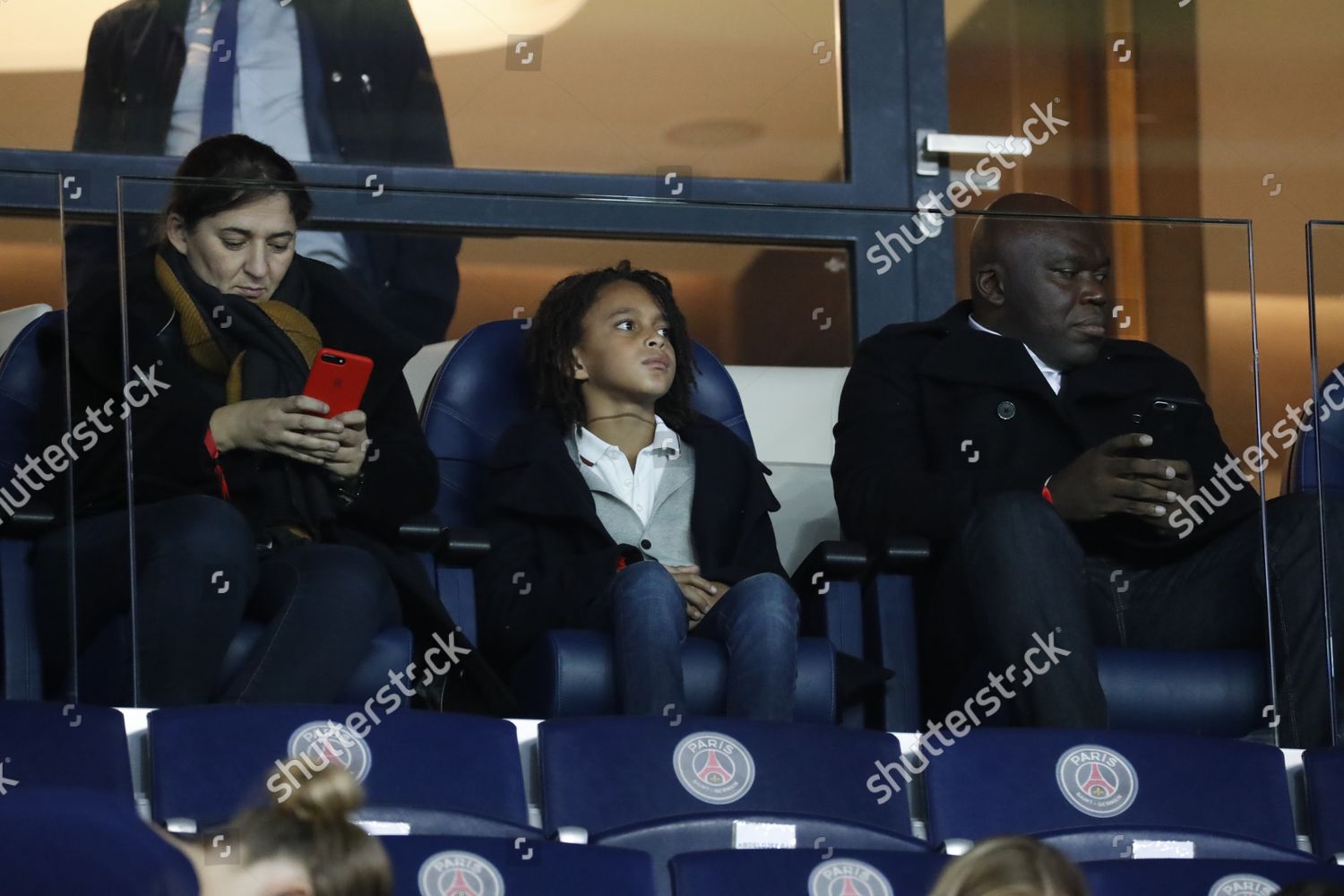Psgs Kylian Mbappe Family Left Right Editorial Stock Photo - Stock ...