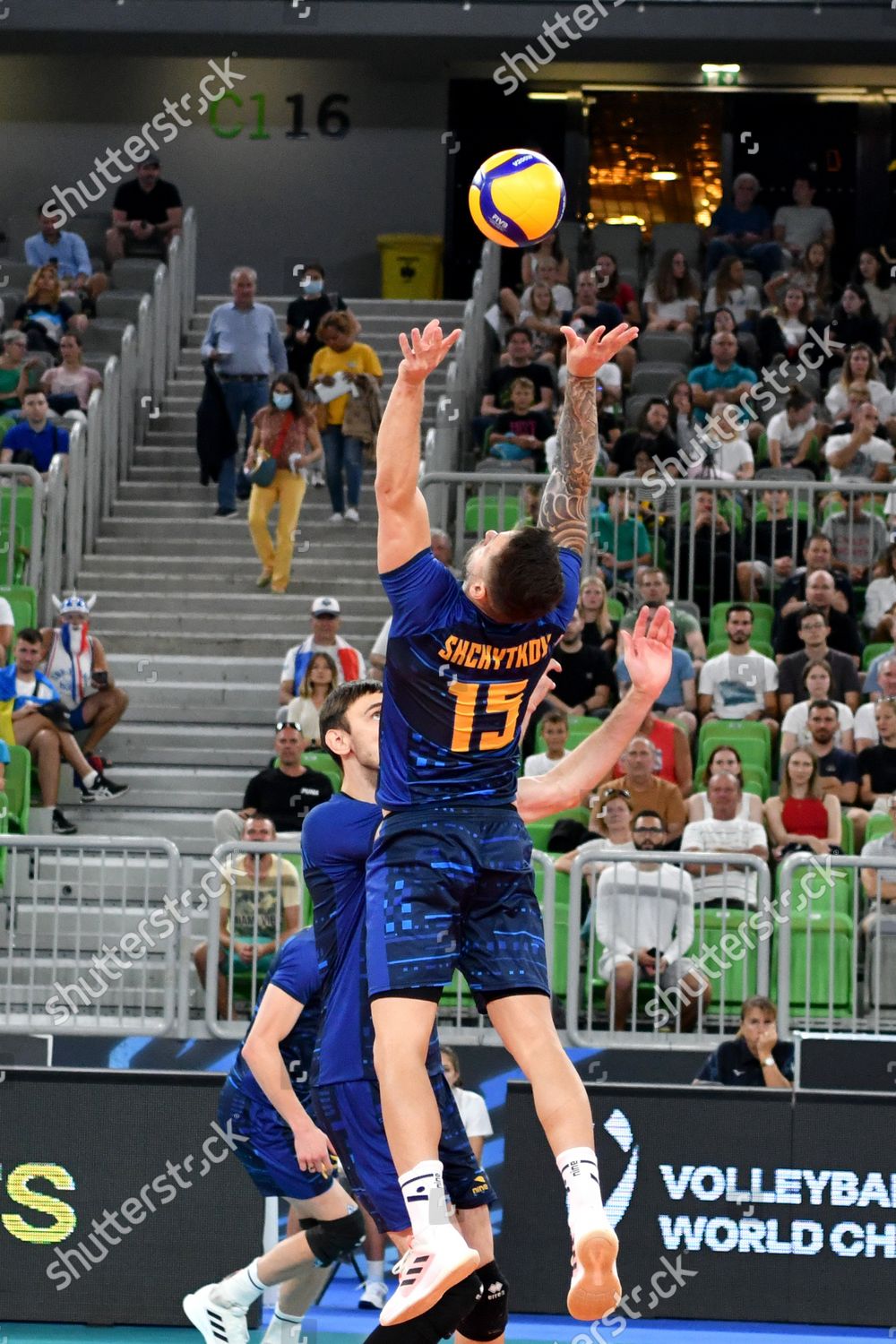 Vitalii Shchytkov Ukraine During 2022 Fivb Editorial Stock Photo ...