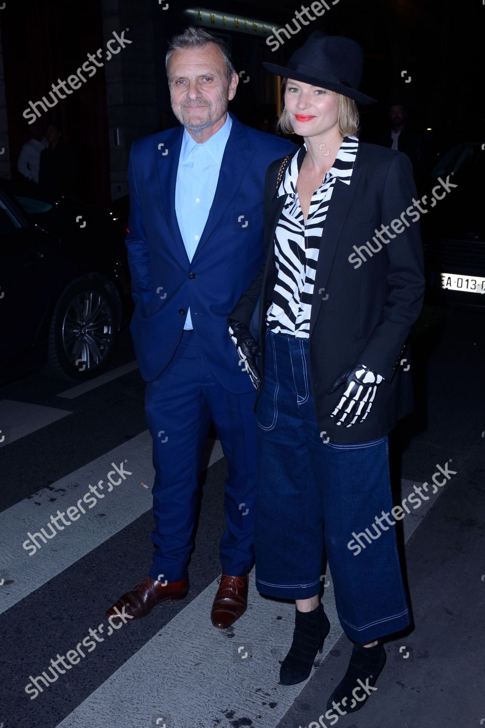 Jeancharles De Castelbajac Pauline Drouas Leaving Editorial Stock Photo ...
