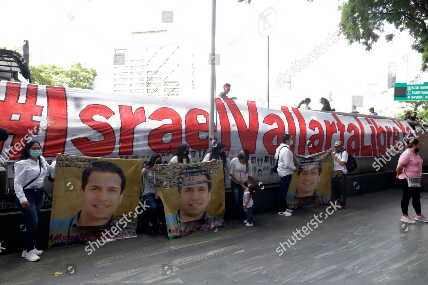 Activist Mary Sainz Wife Israel Vallarta Editorial Stock Photo - Stock ...