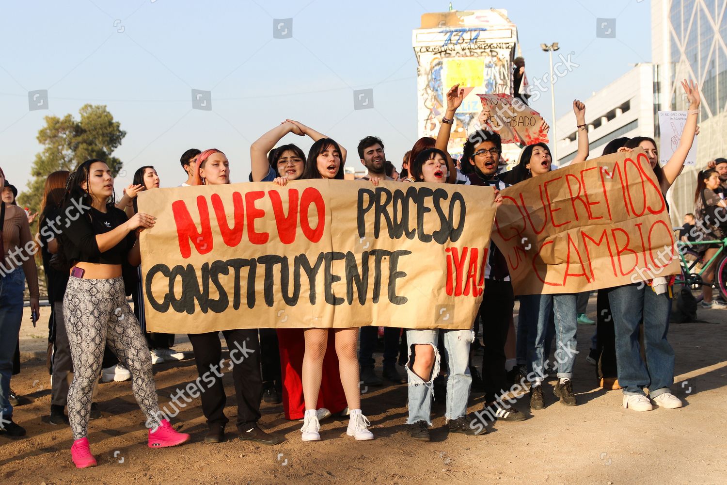 Students Demonstrated Popularly Called Plaza De Editorial Stock Photo ...