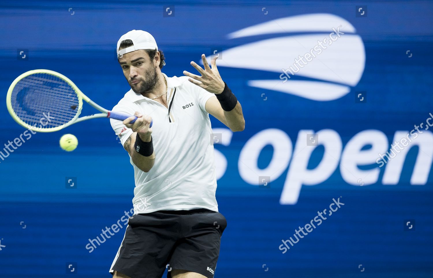 Matteo Berrettini Italy Hits Return Casper Editorial Stock Photo - Stock Image | Shutterstock