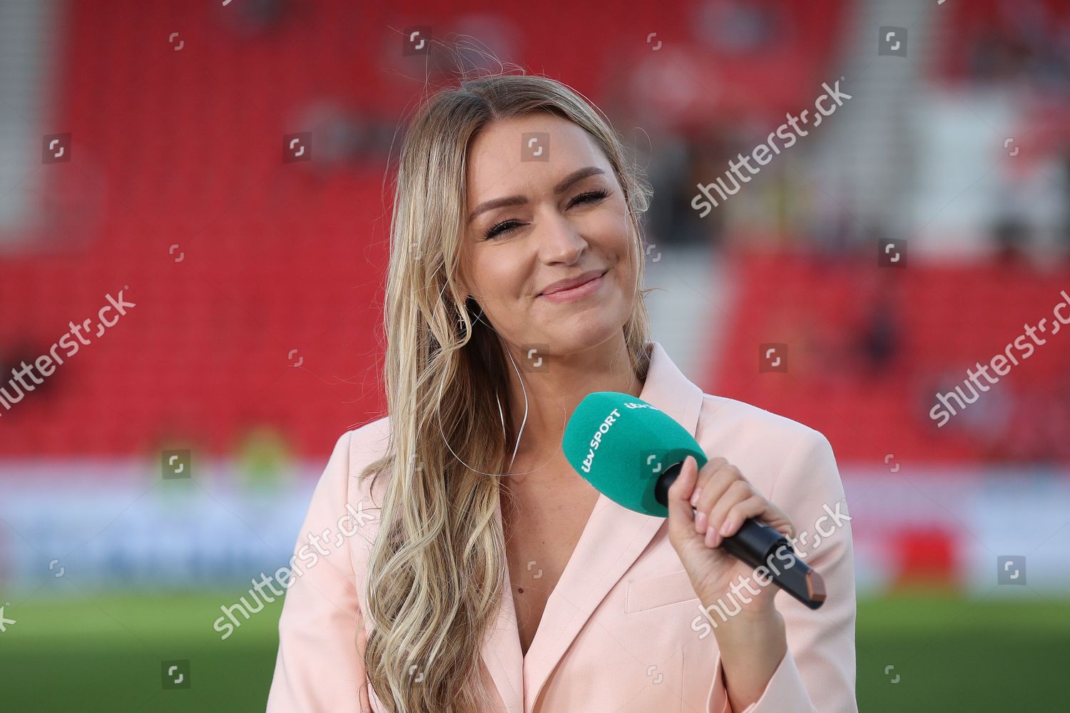Itv Sport Commentator Laura Woods Editorial Stock Photo - Stock Image ...