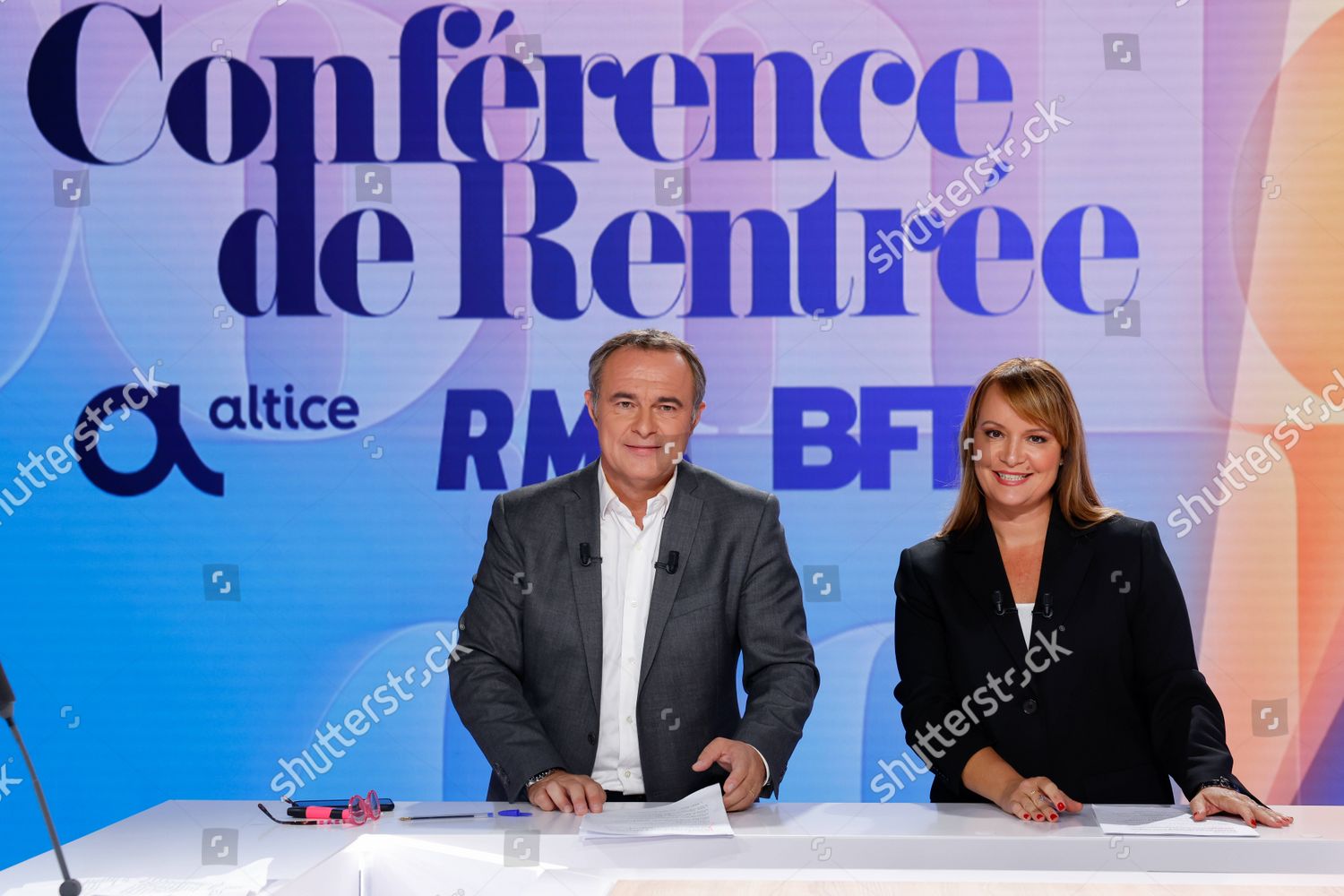 Christophe Delay Adeline Francois Altice Groups Editorial Stock Photo ...