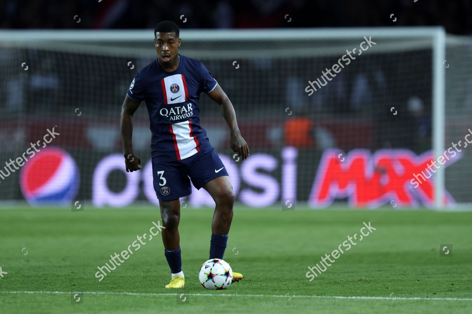 Presnel Kimpembe Paris Saintgermain Fc Action Editorial Stock Photo ...