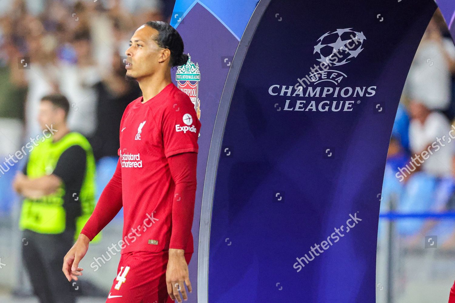Virgil Van Dijk 4 Liverpool Steps Editorial Stock Photo - Stock Image ...