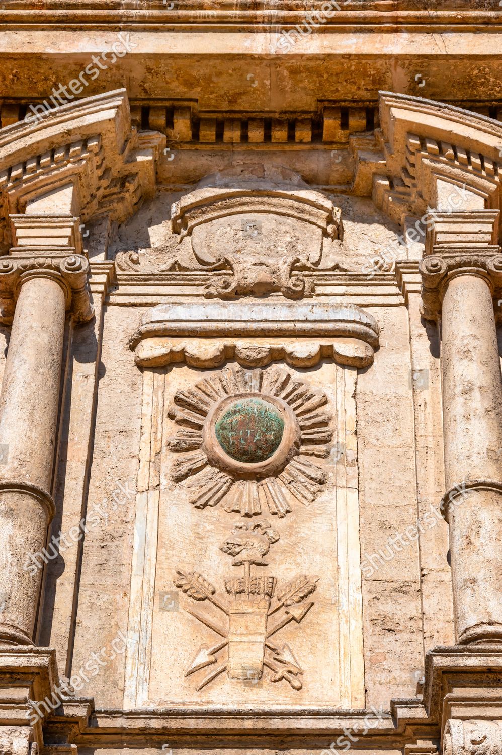 Old Catholic Colonial Church San Sebastian Editorial Stock Photo ...