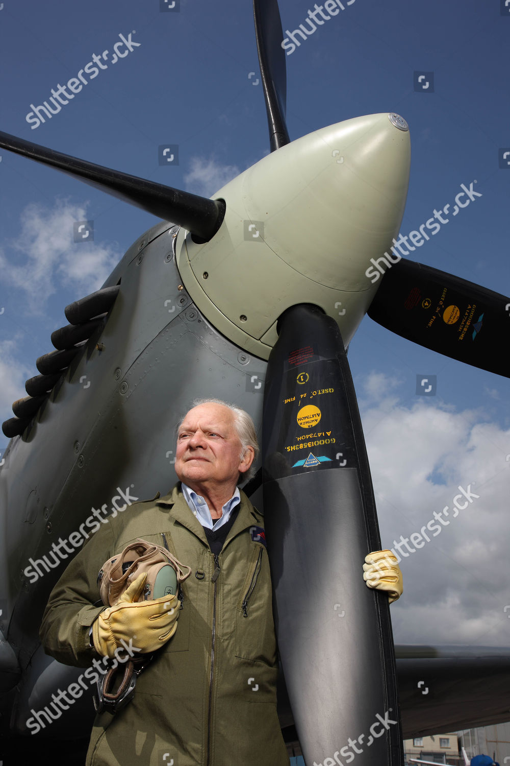 Sir David Jason Spitfire Editorial Stock Photo - Stock Image | Shutterstock