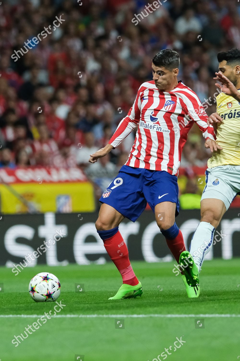 Alvaro Morata Atletico Madrid Seen Action Editorial Stock Photo - Stock ...
