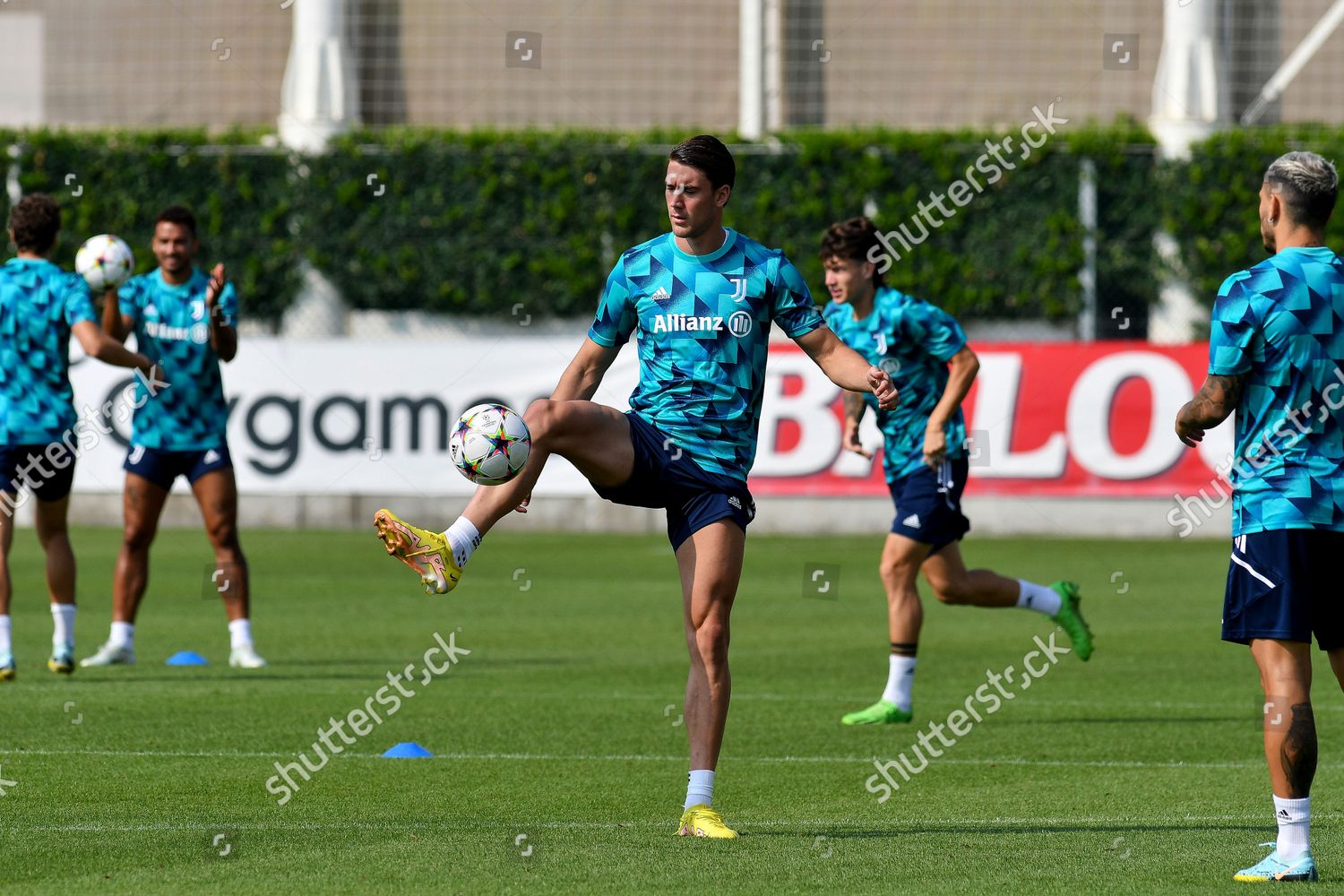 Dusan Vlahovic Juventus Fc During Training Editorial Stock Photo ...
