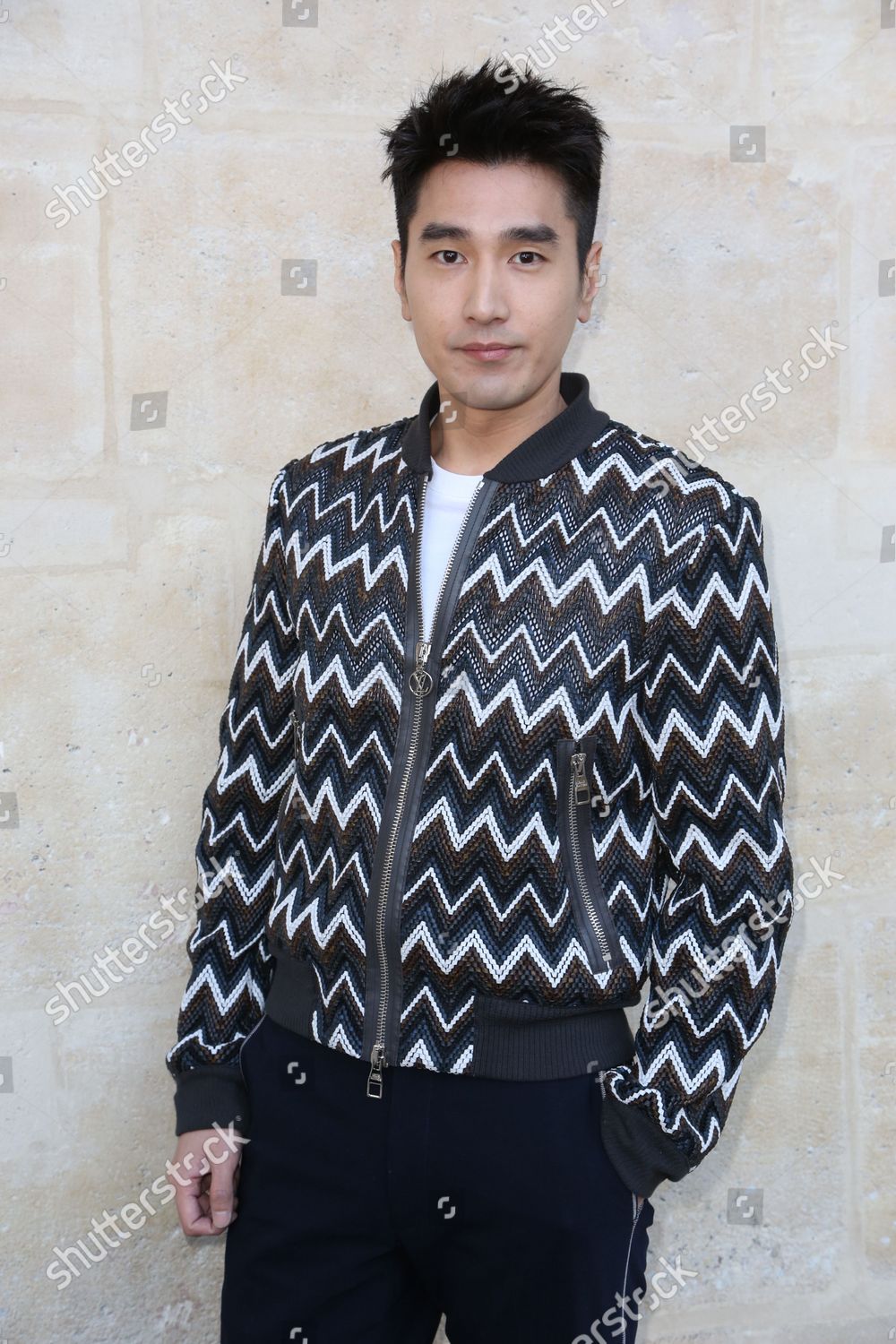 Mark Zhao Attending Louis Vuitton Men Editorial Stock Photo - Stock ...