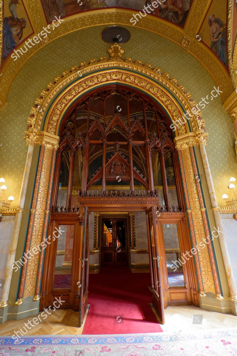 Parliament Lounge Front Meeting Room Interior Editorial Stock Photo ...