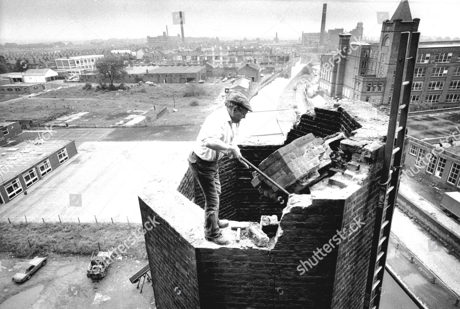 Steeplejack Fred Dibnah died 1104 Work Leigh Editorial Stock Photo ... Steeplejack Fred Dibnah died 1104 Work Leigh Editorial Stock Photo ...