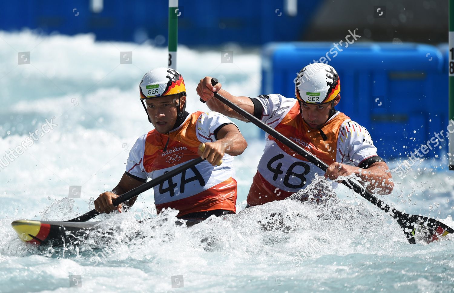 Franz Anton Jan Benzien Mens Canoe Editorial Stock Photo - Stock Image ...