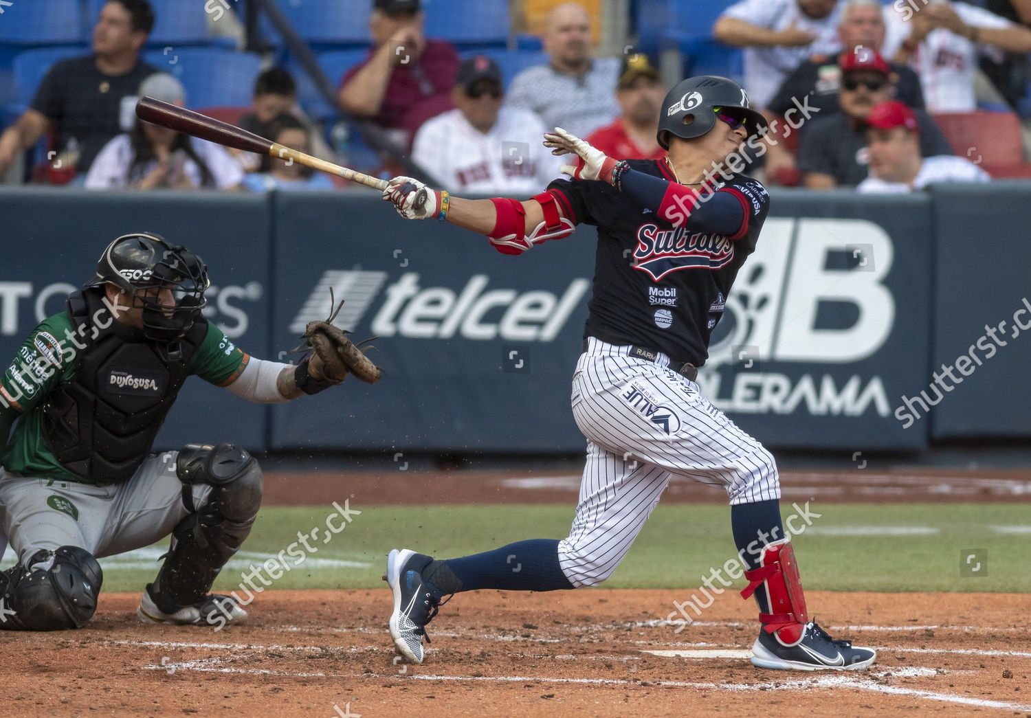 Ramiro Pena Sultanes De Monterrey Action Editorial Stock Photo - Stock ...