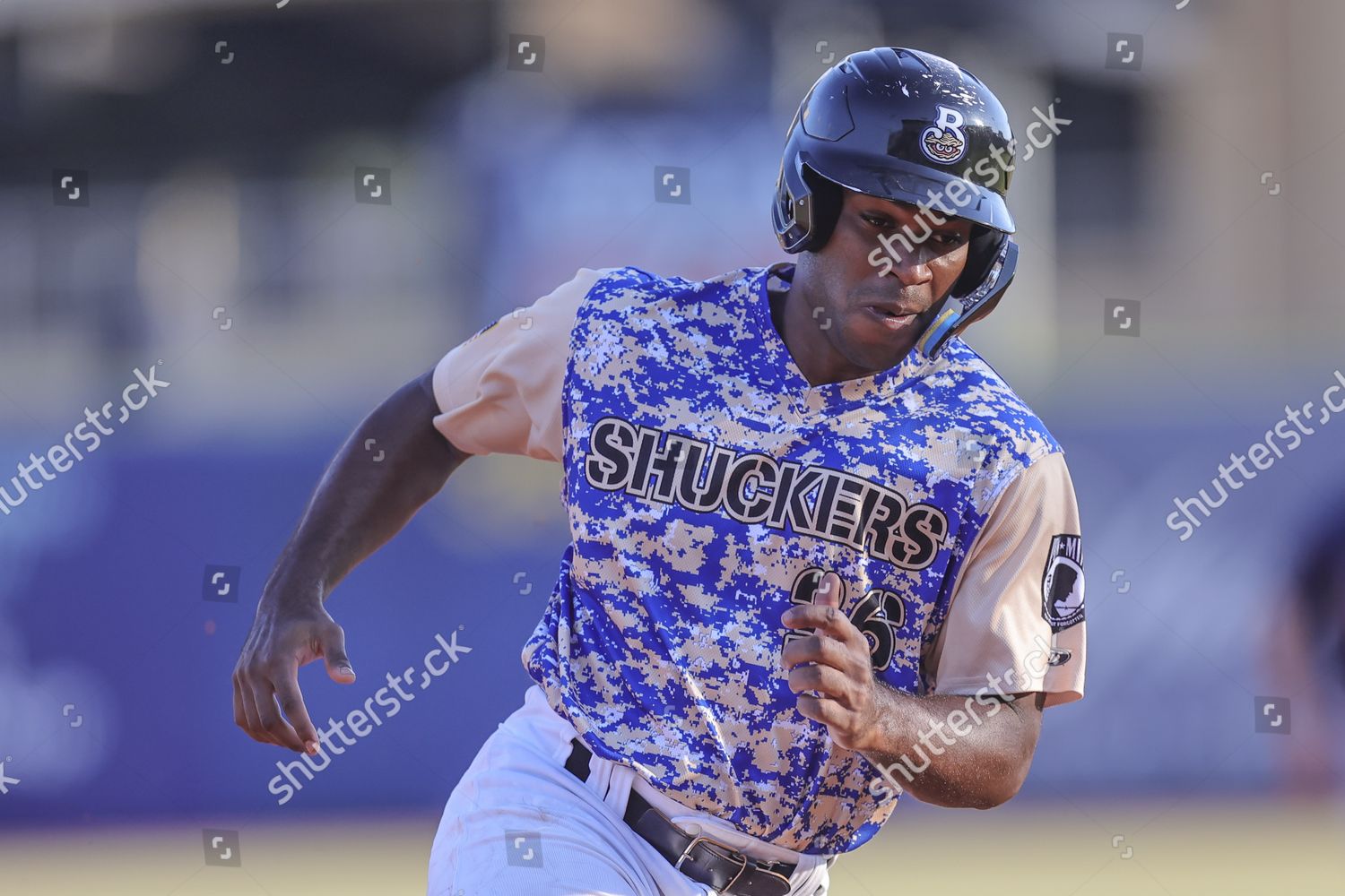 Biloxi Shuckers Catcher Zavier Warren 26 Editorial Stock Photo - Stock ...