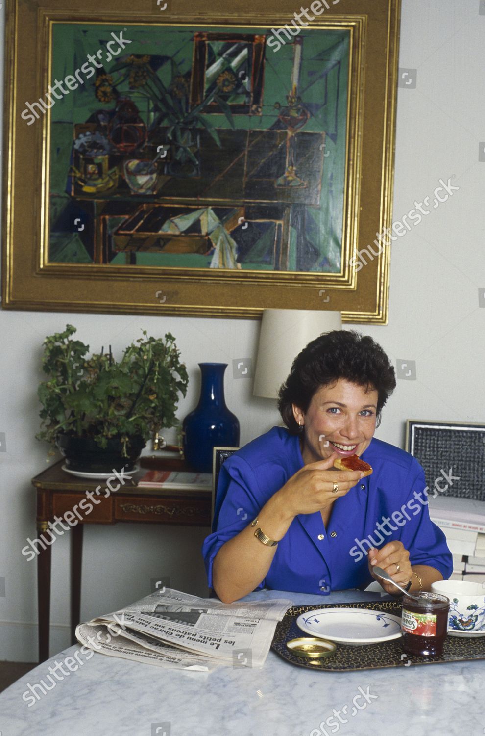 File Photo Taken 80s Tv Journalist Editorial Stock Photo - Stock Image ...