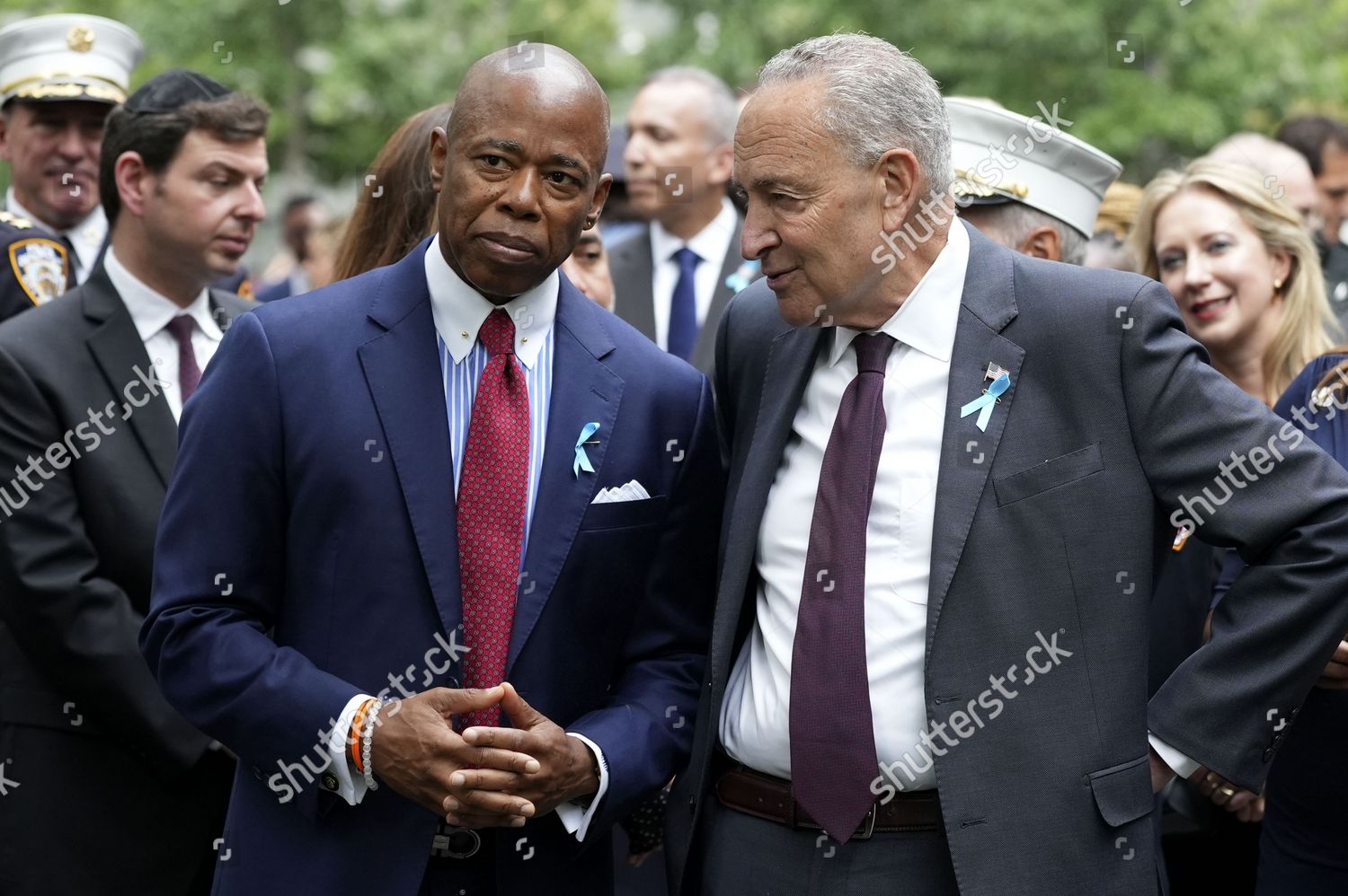 Mayor Eric Adams Senator Chuck Schumer Editorial Stock Photo - Stock ...
