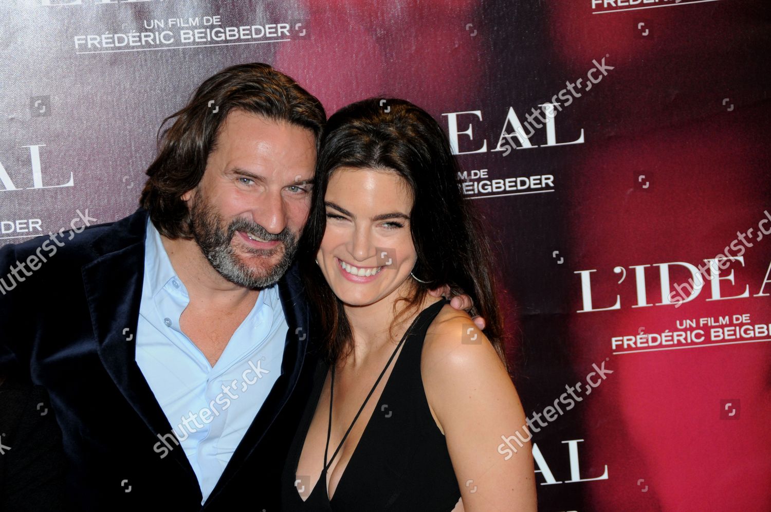 Frederic Beigbeder His Wife Lara Micheli Editorial Stock Photo - Stock Image | Shutterstock
