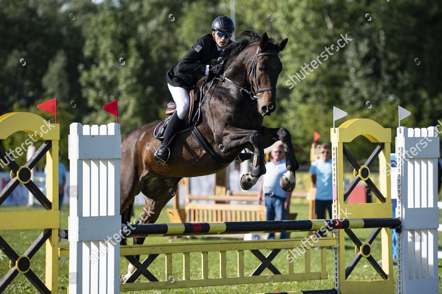 Daniele Colasanti Italy Competes Riding Discipline Editorial Stock ...