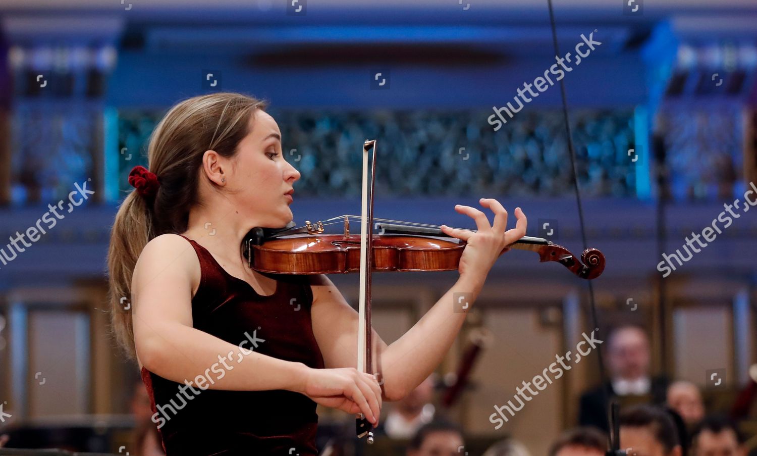 Romanian Violinist Maria Marica Performs Johannes Editorial Stock Photo ...