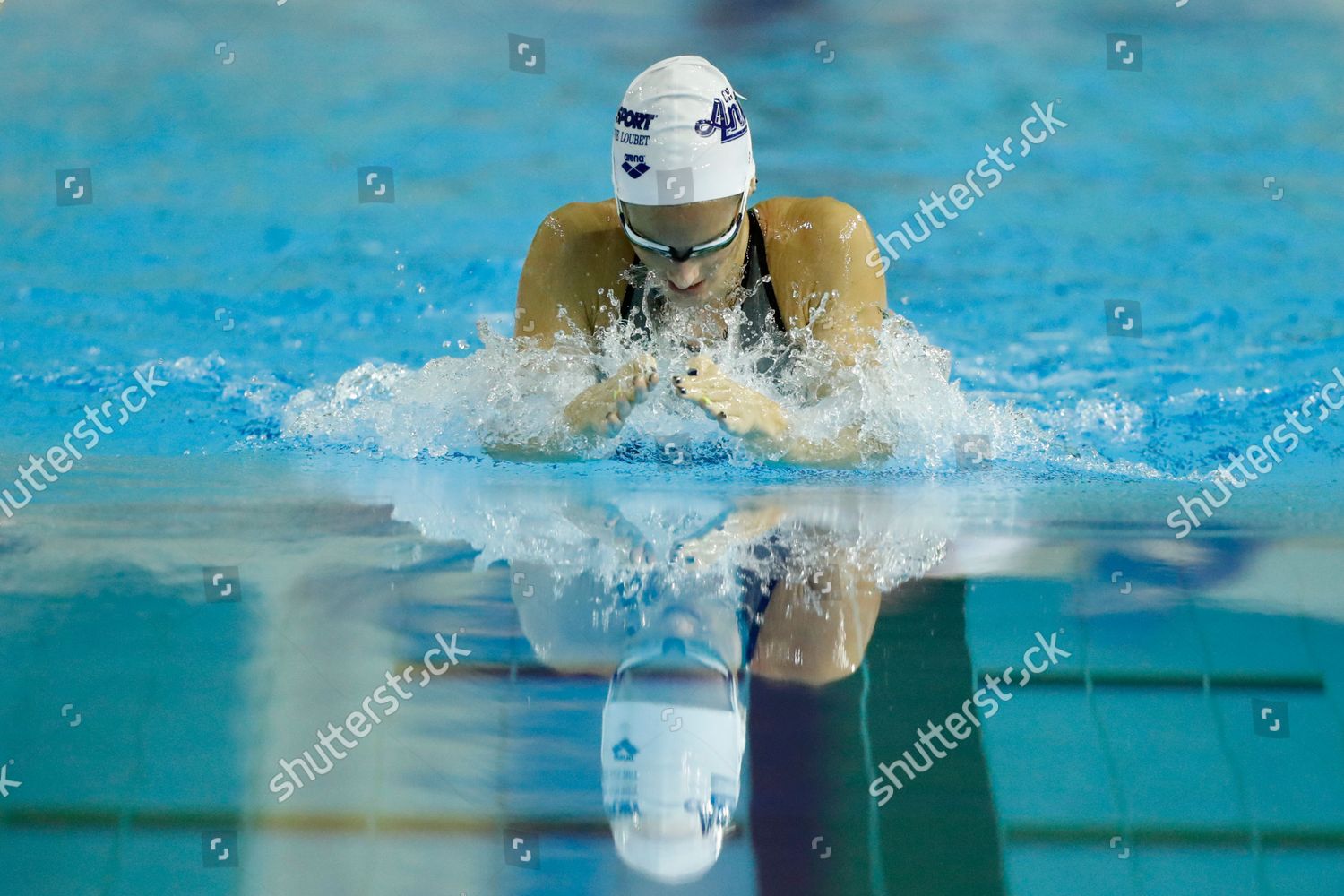 Adeline Martin Swimming 200 Meters Breaststroke Editorial Stock Photo ...
