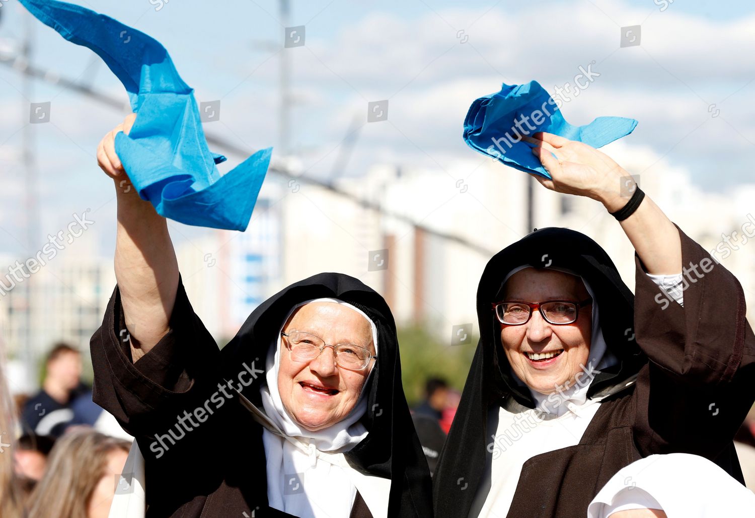 Nuns React During Holy Mass Held Editorial Stock Photo - Stock Image ...