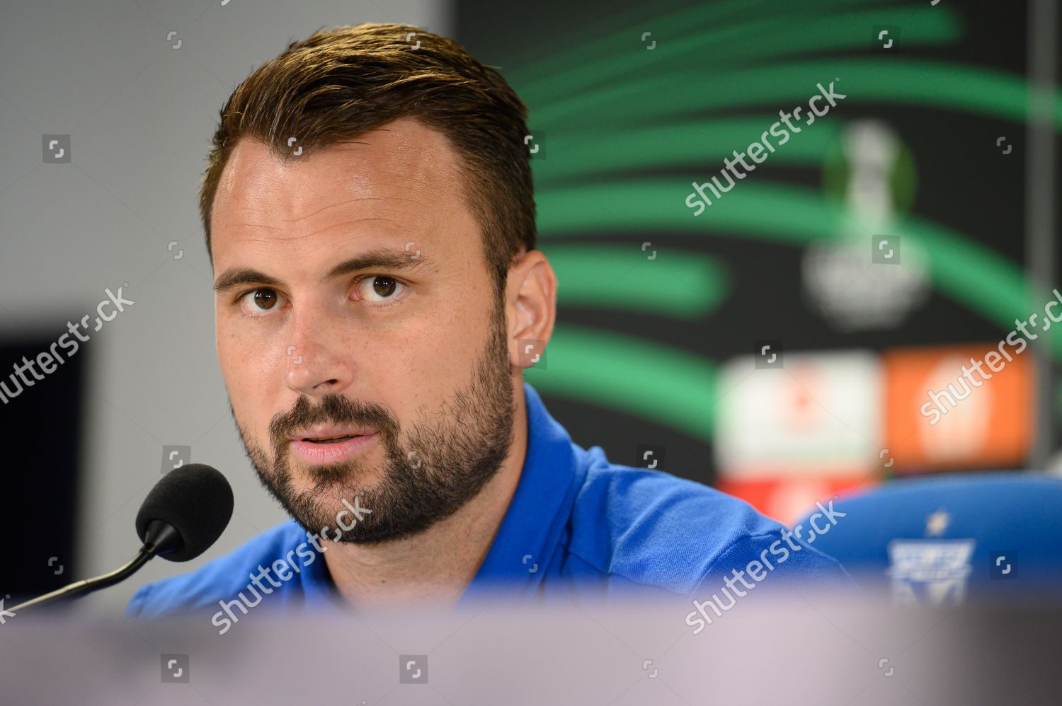 Lechs Player Antonio Milic During Press Editorial Stock Photo - Stock ...