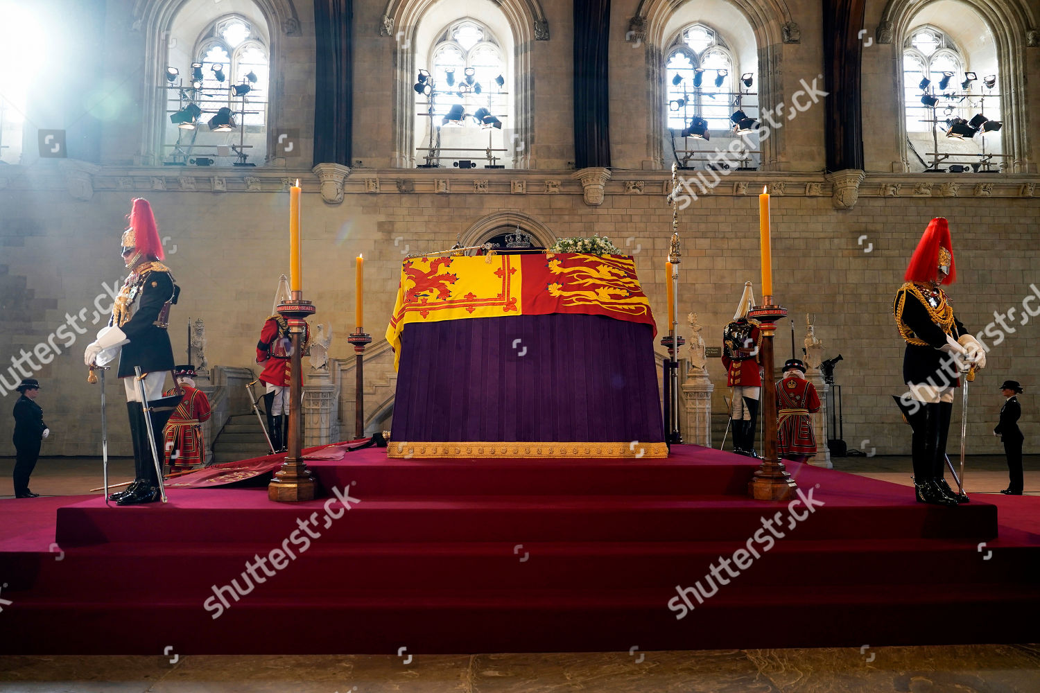 Queen Elizabeth Ii Liesin State Empty Editorial Stock Photo - Stock ...