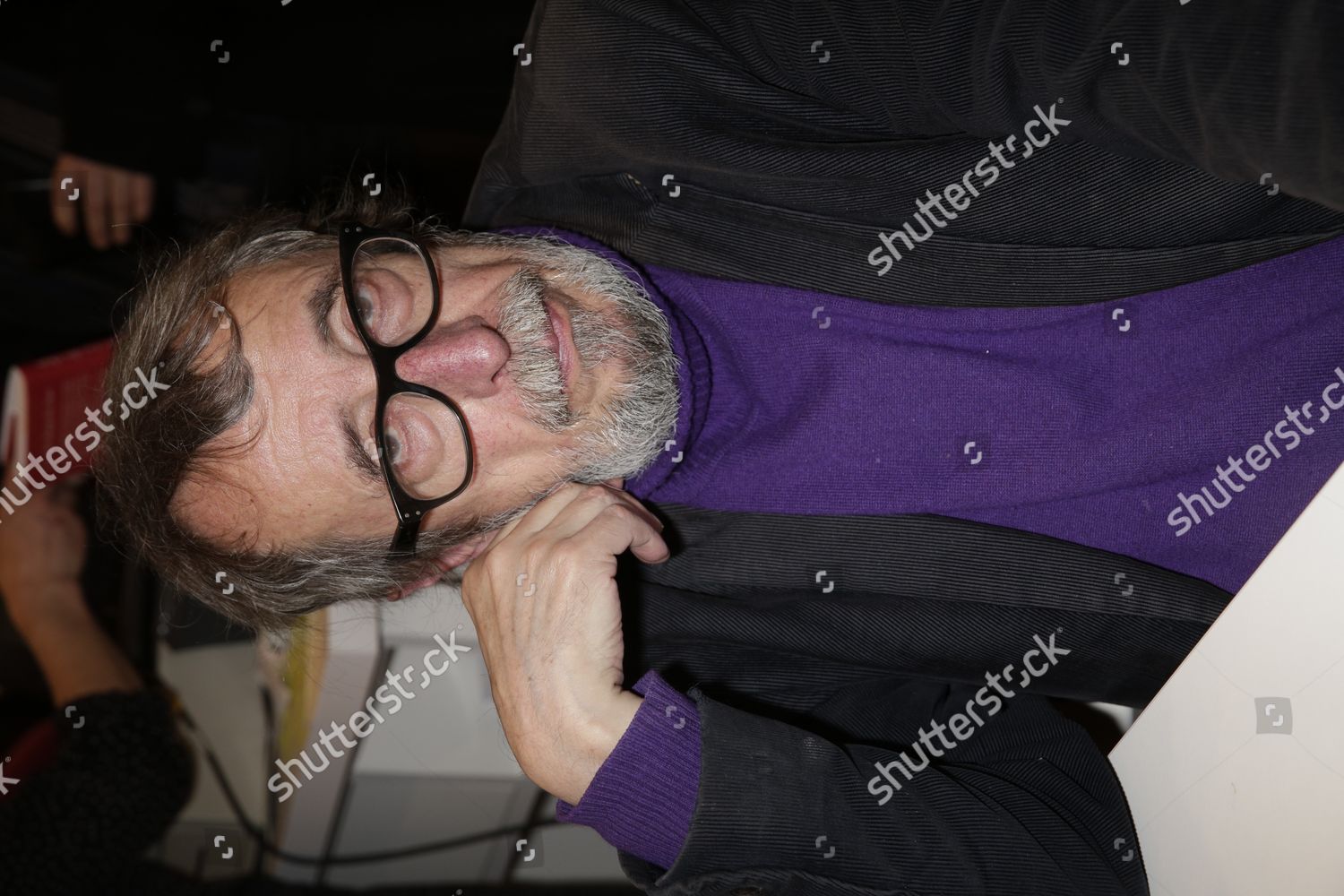 Patrick Rambaud Signs Copies His Book Editorial Stock Photo - Stock ...