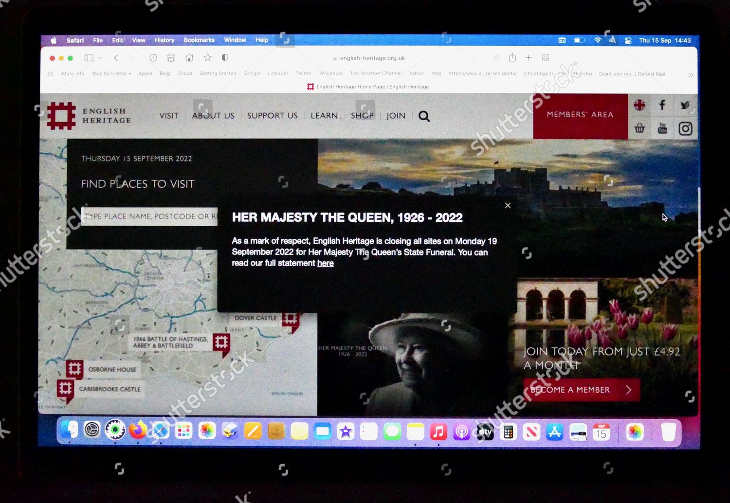 English Heritage Official Homepages Organisations Uk Editorial Stock ...